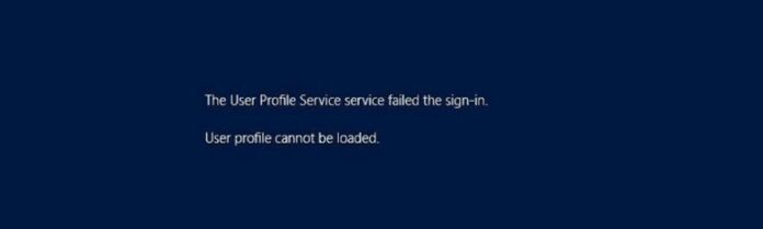 Cara Mengatasi the User Profile Service Failed the sign-in di Windows ...