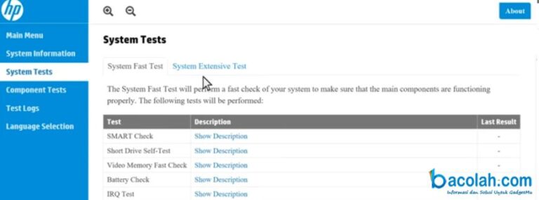 Cara Update hp PC Hardware Diagnostics UEFI - Bacolah.com