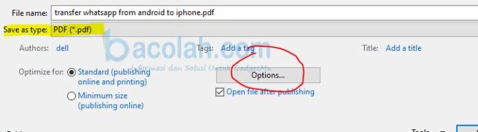 Cara Mengatasi error bookmark not defined di pdf - Bacolah.com
