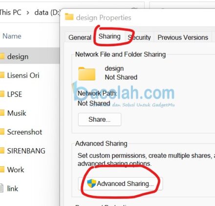 Cara Mudah Sharing Folder di Windows 11 - Bacolah.com