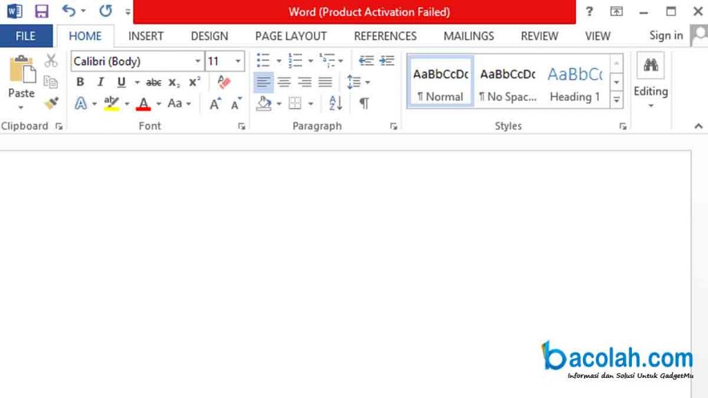 Cara Memperbaiki Product activation failed di Microsoft Office 2019 ...