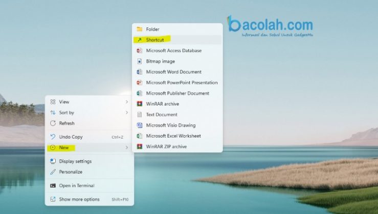 Cara Menggunakan Shortcut Shut down di Windows 11 - Bacolah.com